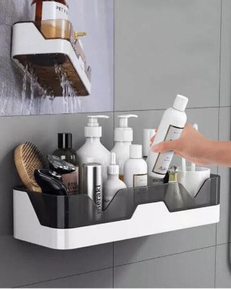 Reinhaus Rectangular Bathroom Rack Plastic 1 rack 28.8x11x6.2cm – Ofraat